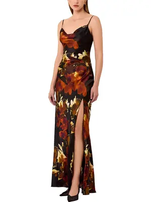 NICHOLAS Nicholas Ariel Floral Print Gown