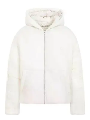MORDECAI Logo-embroidered Padded Jacket - White