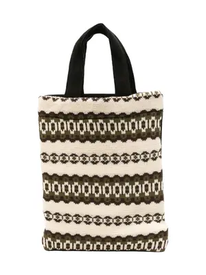 Comme Des Garçons Knitted Tote Bag - Black