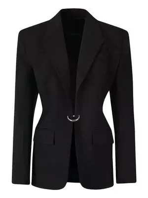 MUGLER Pierced Tailored Blazer - Black