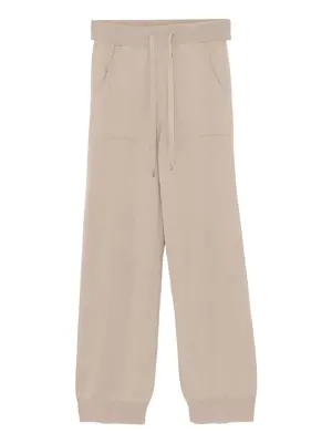 Lorena Antoniazzi Straight-leg Knit Trousers - Brown