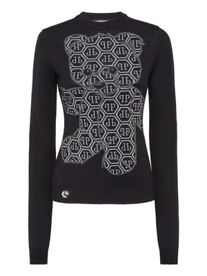 PHILIPP PLEIN Philipp Plein Bear-Motif Jumper