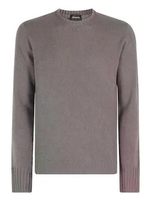 DRUMOHR Cashmere Crew-neck Sweater - Grey