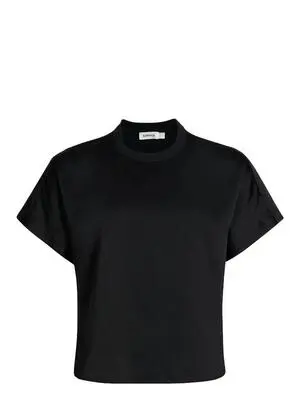 Simkhai Addy Knit-back T-shirt - Black