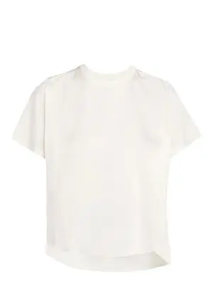 Simkhai Addy Knit-back T-shirt - White