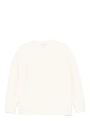 Max Mara Wool-cashmere Blend Crewneck Sweater - White