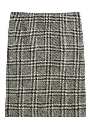 HOBBS LONDON Brea Plaid Skirt - Black White