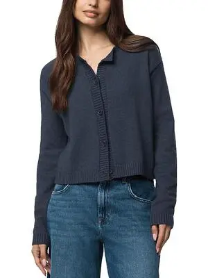 Splendid Amber Cropped Cardigan - Ice Navy