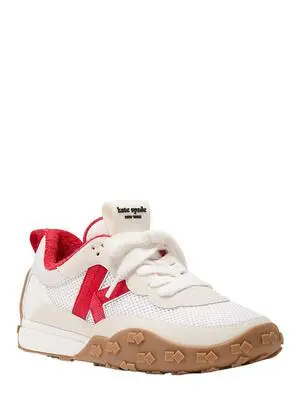 Kate Spade New York K As In Kate Sneakers - True White/cherry Rouge Multi