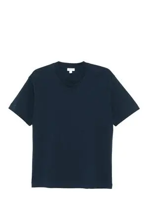 Sunspel Crew-neck Short-sleeve T-shirt - Blue