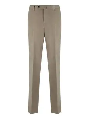 PT TORINO Slim-cut Tailored Trousers - Brown
