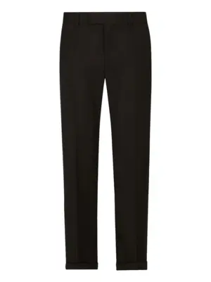 DOLCE & GABBANA Dolce & Gabbana Straight-Leg Virgin Wool Trousers