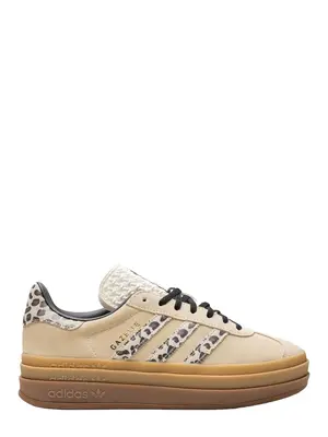 Adidas Gazelle Bold Leopard Print Sneakers - Neutrals