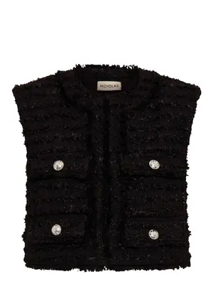 NICHOLAS Nicholas Emersyn Tweed Vest