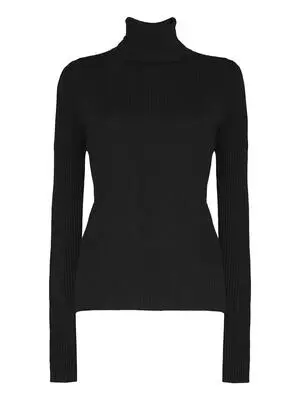 GABRIELA HEARST Black Cashmere Peppe Turtleneck