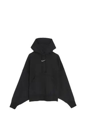 Nike Oversized Pullover Hoodie - Black/sail