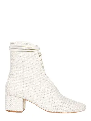 DANIELLA SHEVEL Daniella Shevel Kamari Ankle Boots Ivory
