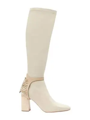 DANIELLA SHEVEL Nela Leather Boots - Ivory