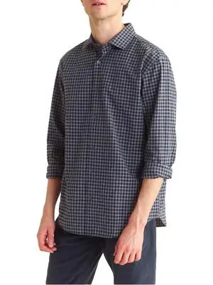 Billy Reid Tuscumbia Sport Shirt - Navy/greydnu