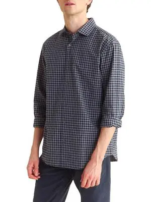 Billy Reid Tuscumbia Sport Shirt Navy/greydnu