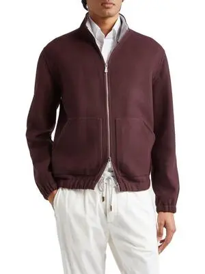 Eleventy Wool Double Face Jacket - Barolo
