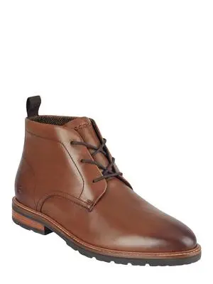 Rockport Rockport Caspe Leather Lace-Up Boots Dark Natural