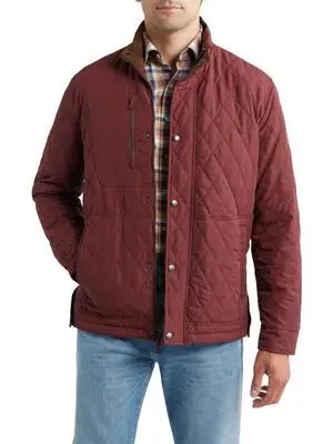 Johnnie-o Juno Quilted Jacket - Dark Maroon