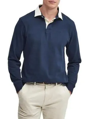 Barbour Howtown Rugby Shirt - Navy