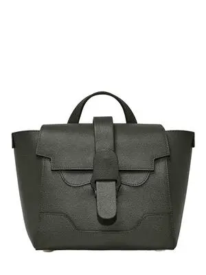 Senreve SENREVE Mini Maestra Pebbled Leather 4-Way Convertible Handbag Forest
