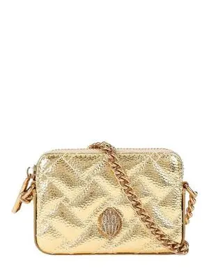 Kurt Geiger Micro Kensington Camera Bag - Gold