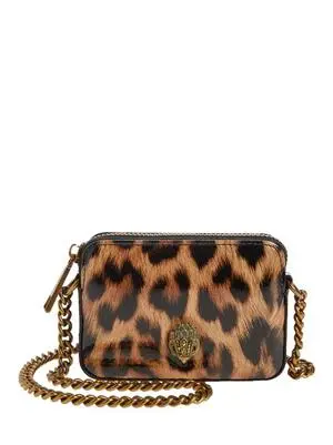 Kurt Geiger Kurt Geiger London Micro Kensington Camera Bag Open Brown
