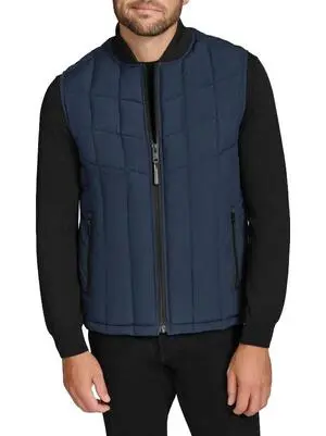 Andrew Marc Andrew Marc Water Resistant Quilted Puffer Vest Ink
