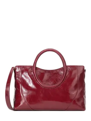 Staud STAUD Maude Leather Satchel Pinot