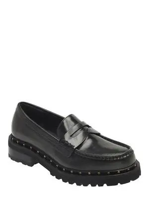 GOLDEN GOOSE Chunky Studded Loafer - Black