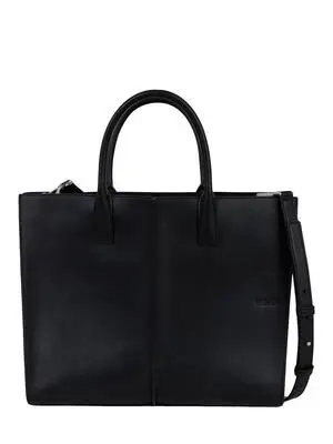 WE-AR4 WE-AR4 Structured Leather Tote Black