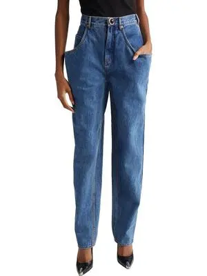 AREA Flare Pocket Jeans - Medium Blue