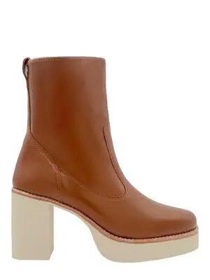 DANIELLA SHEVEL Lugg Ankle Boots - Mocha