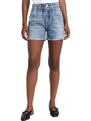 Rag & Bone Miramar Denim-print Walking Shorts - Brooke