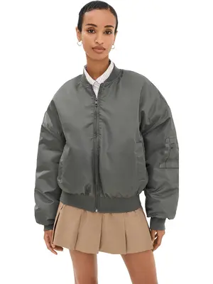 Lioness Essential Bomber Jacket - Moss