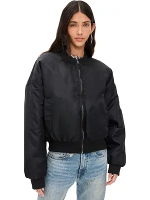 Lioness Lioness Essential Bomber Jacket Onyx