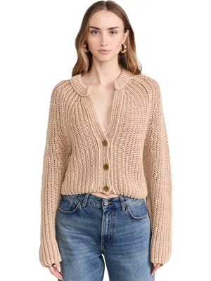 Free People Sweet Nothing Cardigan - Sandcastle