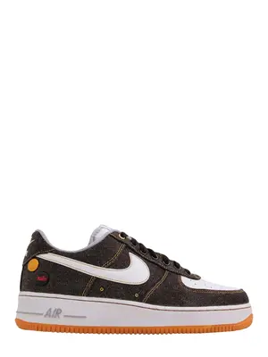 Nike Air Force 1 '07 Low Denim Sneakers - Black