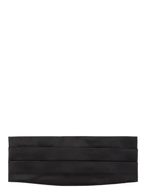 Giorgio Armani Silk Cummerbund - Black