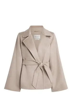 Max Mara Cashmere Wrap Coat - Beige
