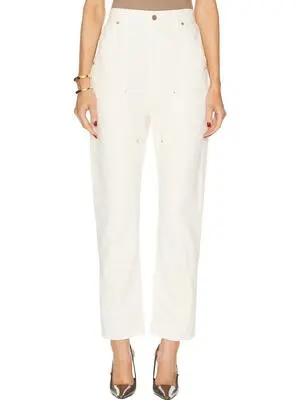 Renggli Slim Work Straight Leg Jeans - Bone