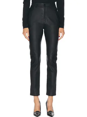 Renggli Rengli Leather Pant - Ink