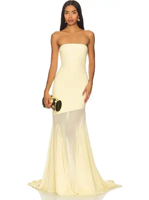 OTHER Dahlia Gown - Butter Yellow
