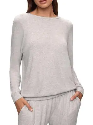 Eberjey Eberjey Cozy Time Lounge Pullover Light Heather Grey