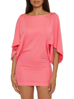 Trina Turk Classic Cover-up Tunic - Garden Pink