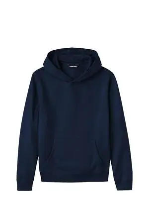 LANDS' END Adult Hooded Pullover Sweatshirt - Classic Navy
